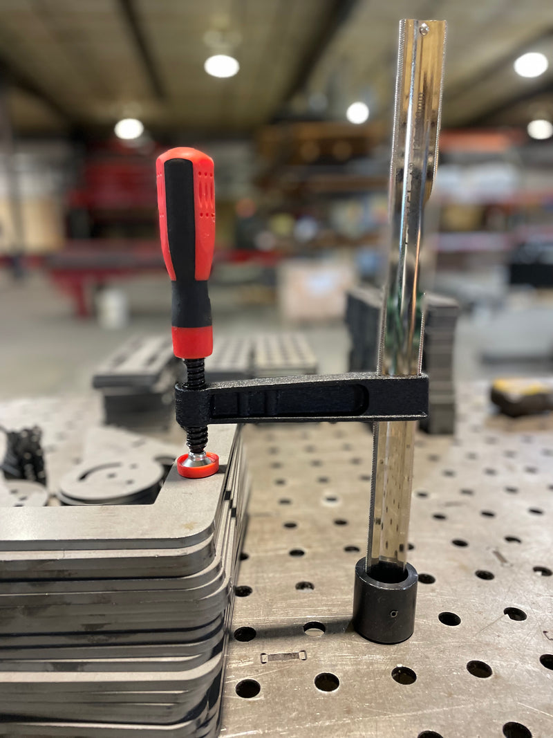 CertiFlat 16MM Welding Table Clamp - Composite Handle + Fixed Throat ...