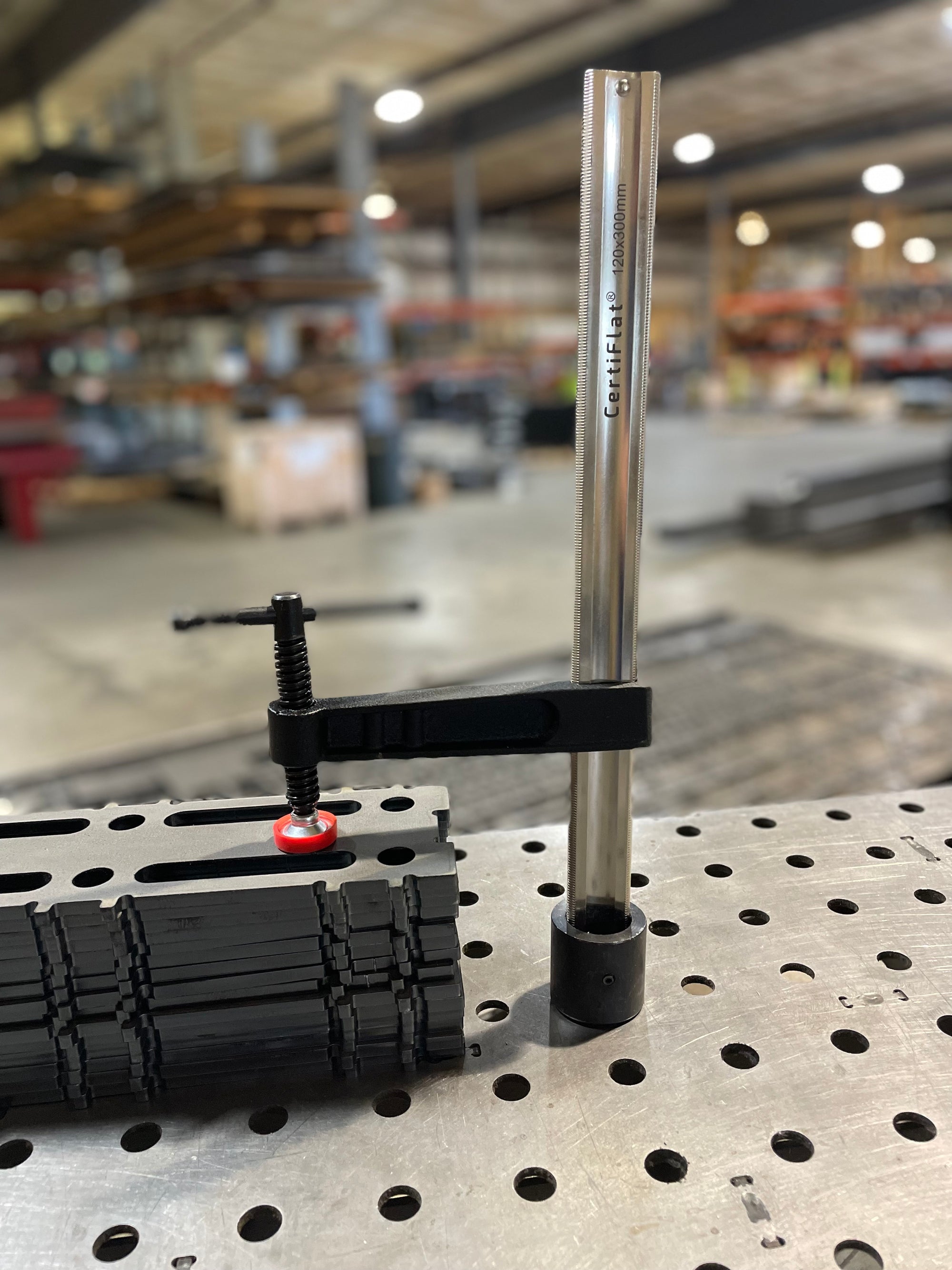 CertiFlat 16MM Welding Table Clamp, T-type Handle + Fixed Throat ...