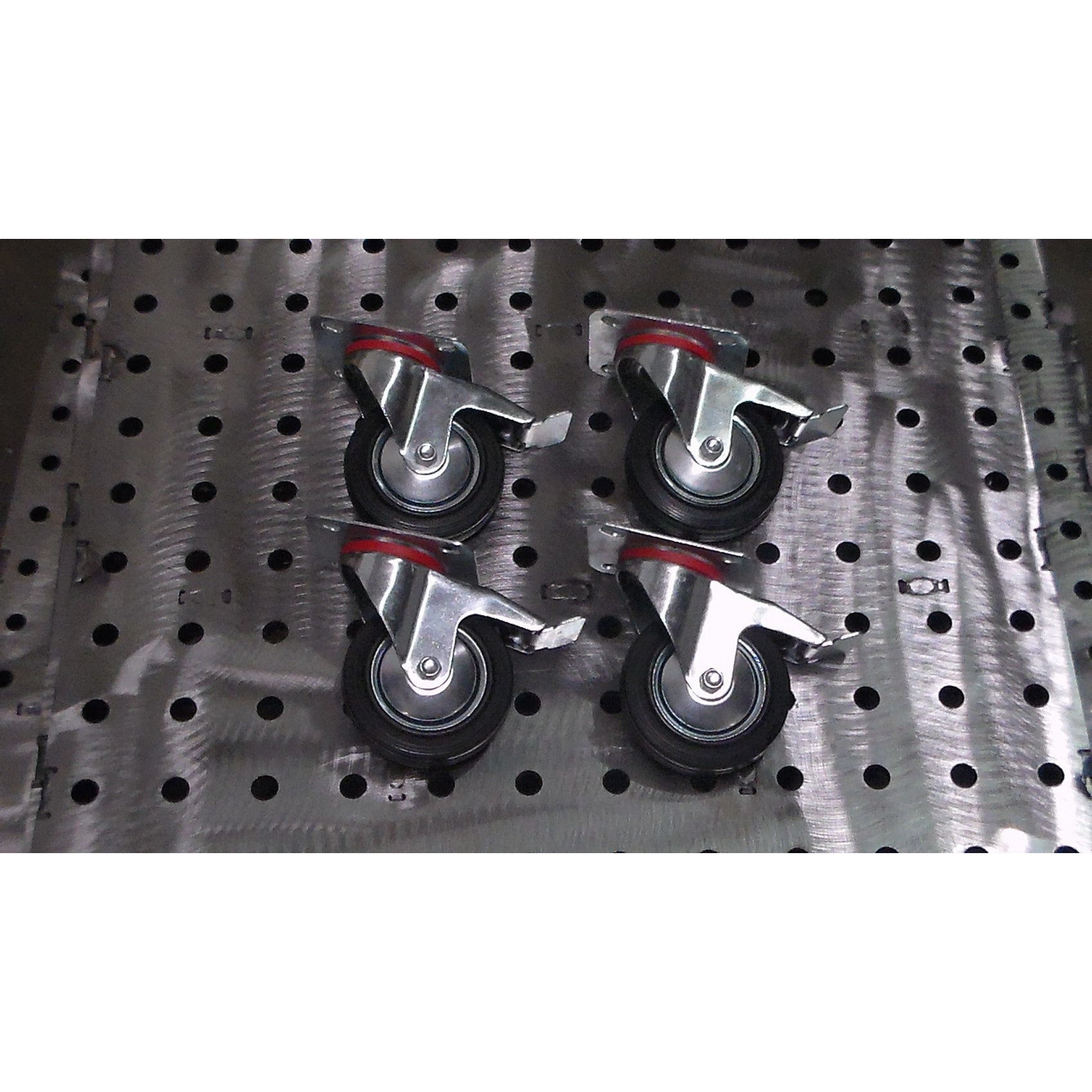 CAS-1 Heavy Duty Swivel Casters Set - 5" for smaller FabBlocks, Mini-B ...